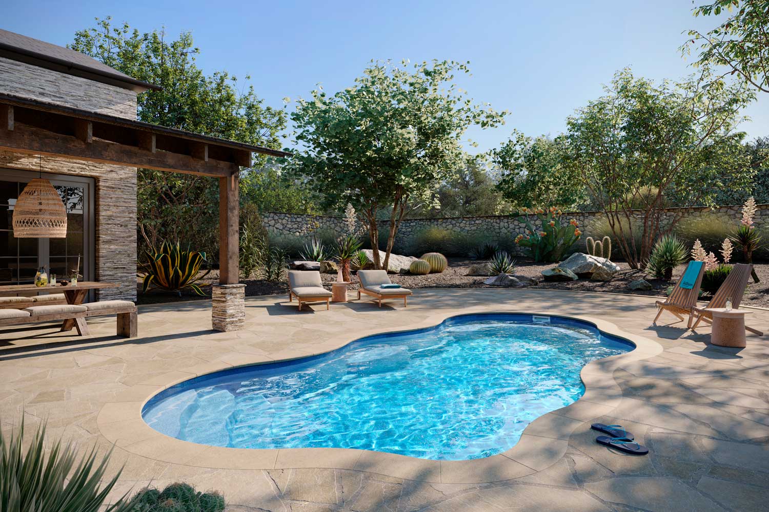 Bermuda 12' x 26' Model Pool | Latham Pool