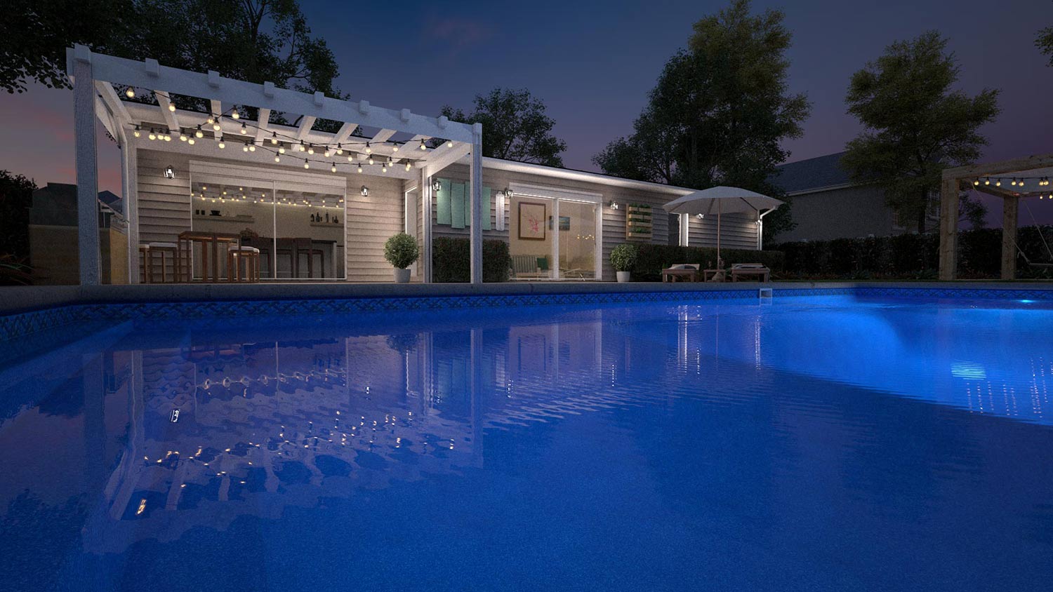 Bali / Blue Granite - Latham Pool