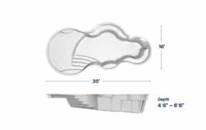 16' x 35' Axiom 16 Model Pool | Latham Pool