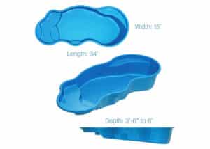 Fiji Pool 15' x 34' Model | Latham Pool