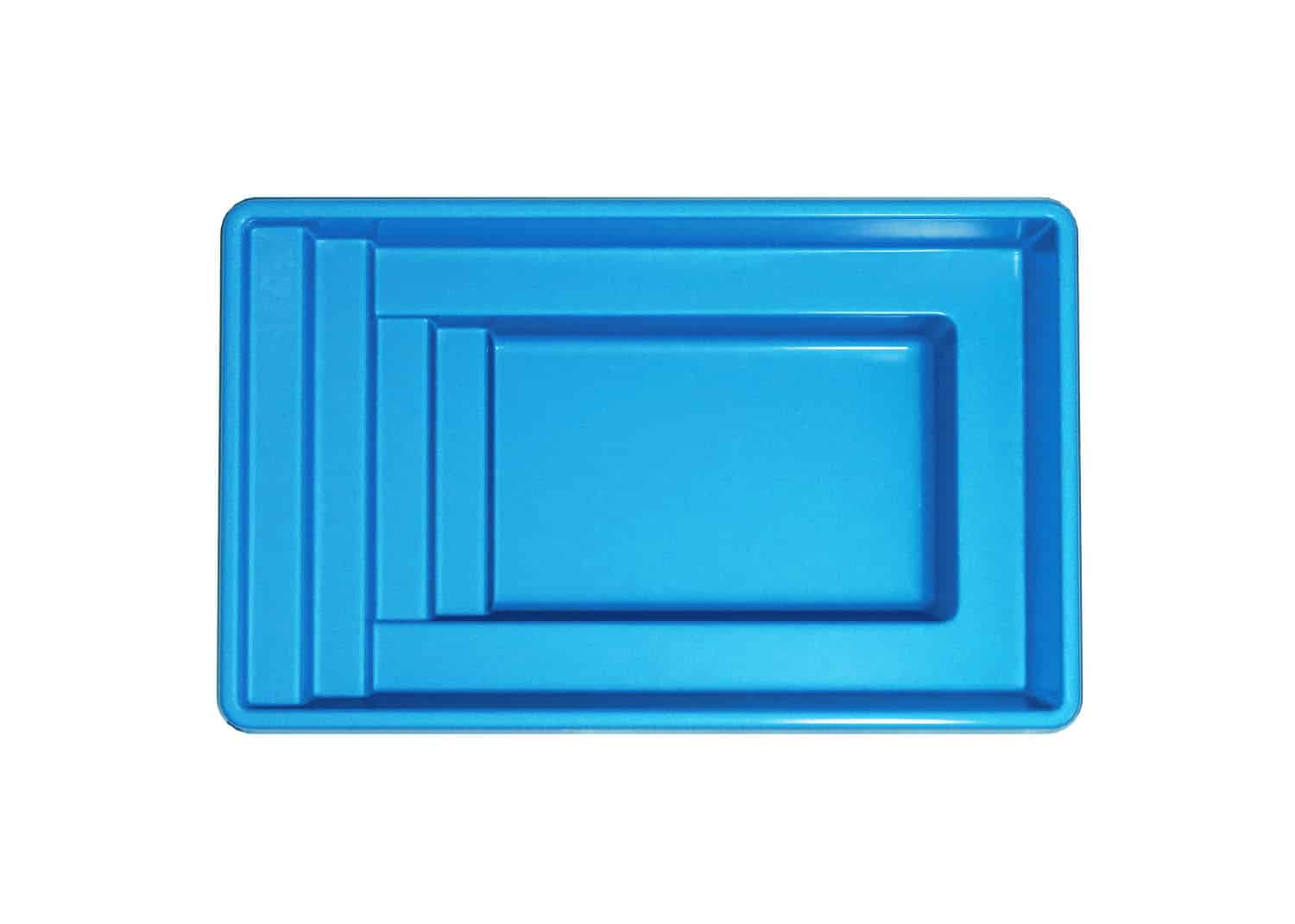 Milan Rectangular Fiberglass Plunge Pool | Latham Pool