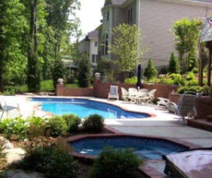 Inground Pool Spillover Spas | Latham Pools