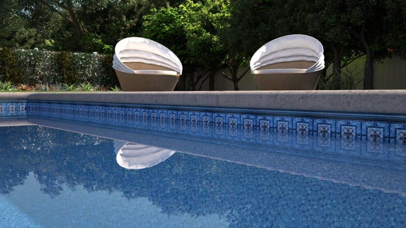 Vintage / Blue Mosaic - Latham Pool