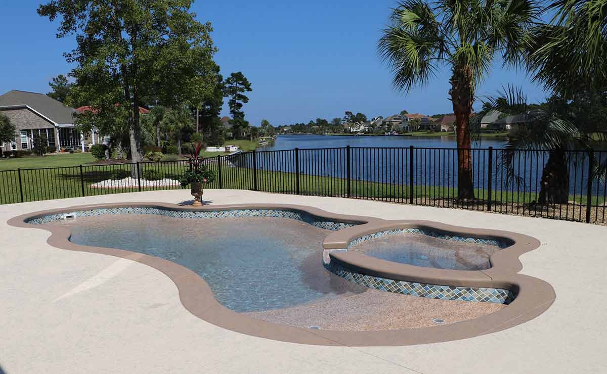 Cancun Deluxe 16' x 35' Model Pool | Latham Pool