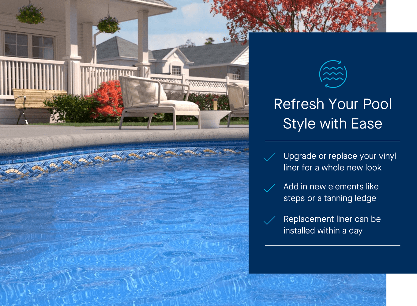 Inground Vinyl Liner Pools | Custom Inground Pools