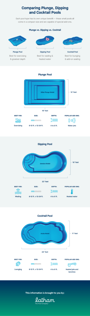 Small Pool Options: Plunge, Dipping, Cocktail | Latham Pool