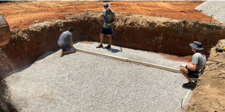 Inground Fiberglass Pool Installation | Latham Pool