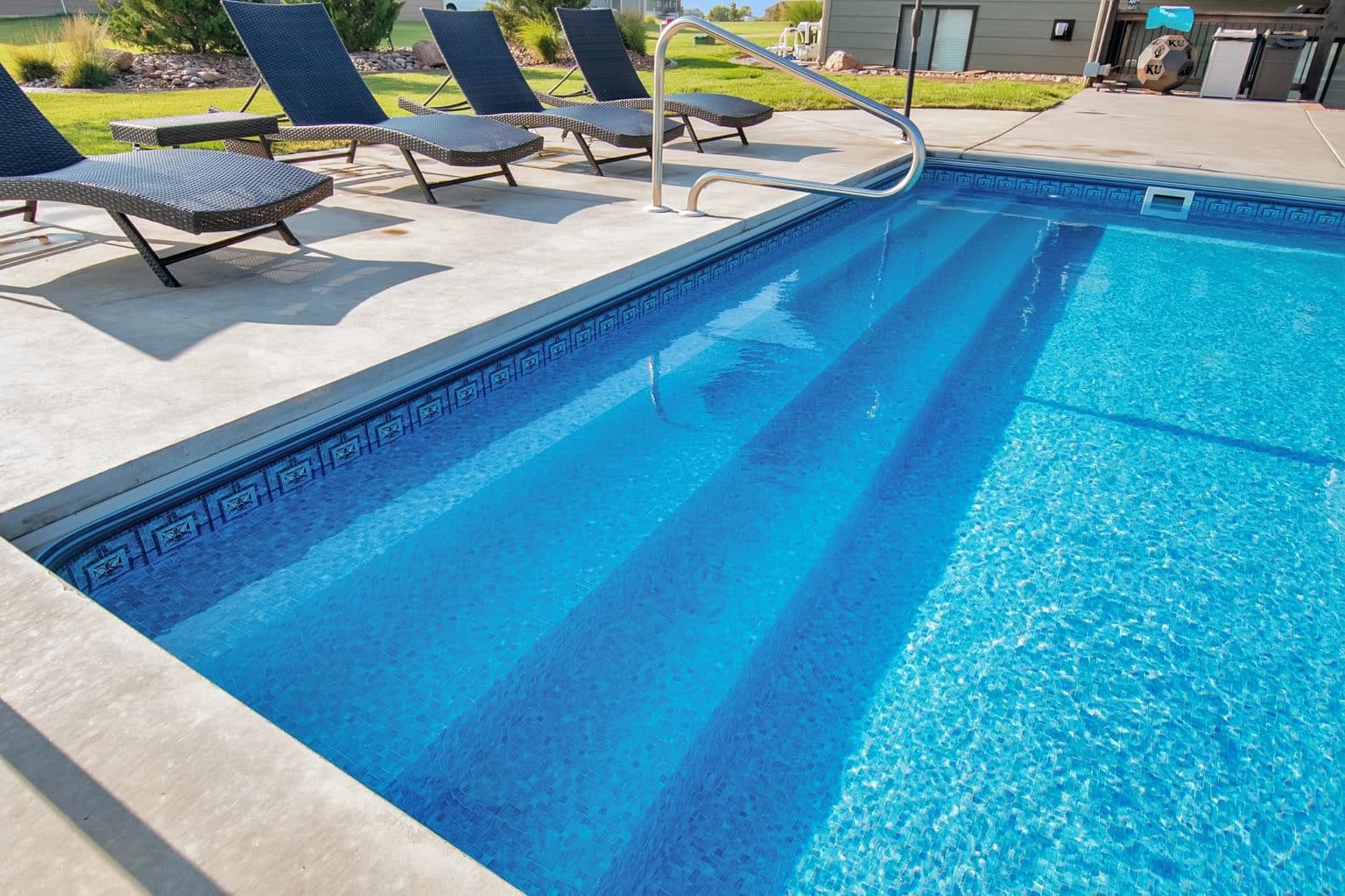 Inground Pool Steps | Latham Pools