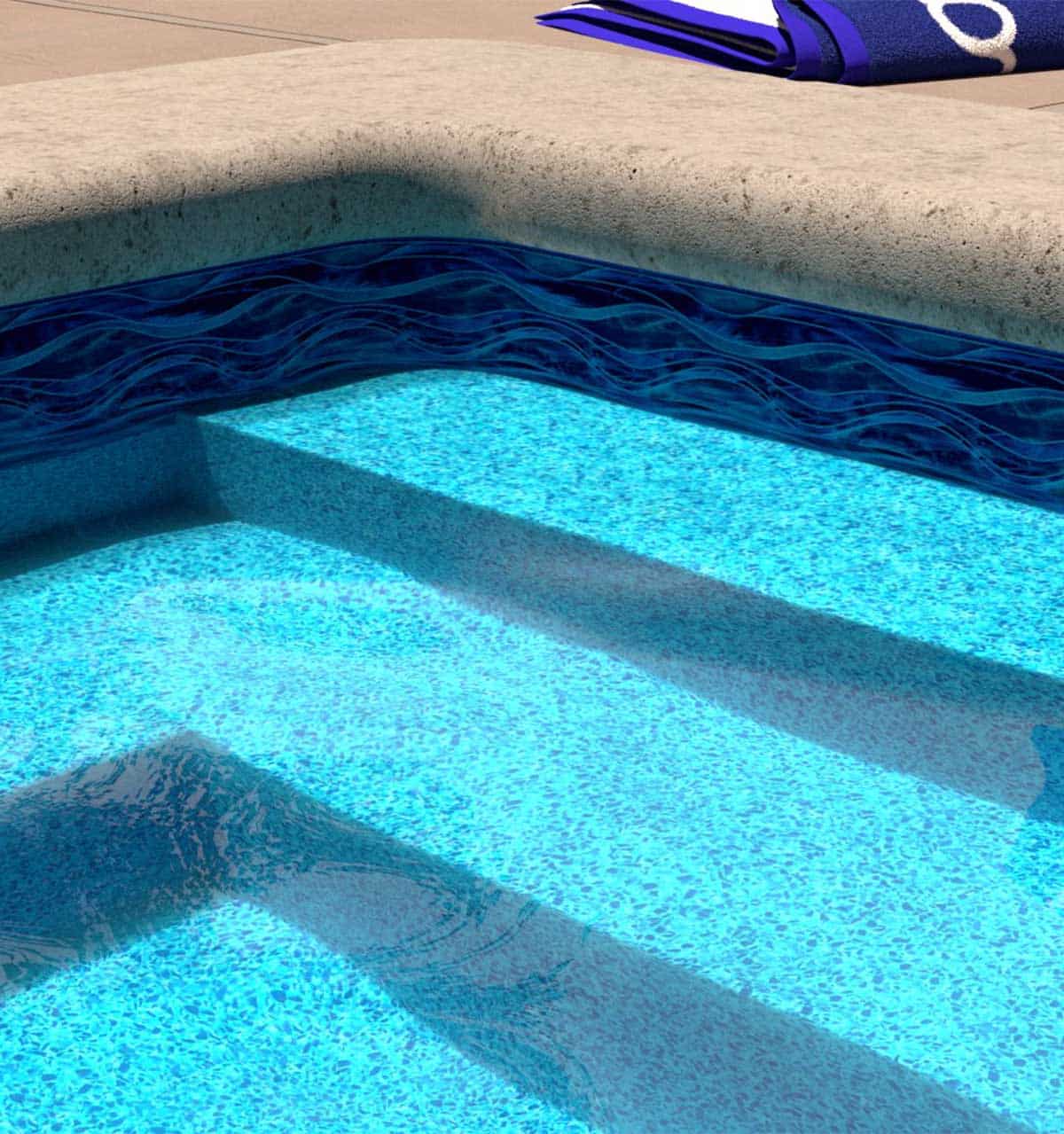 Island Wave / Terrazzo Caribbean - Latham Pool