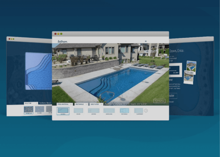 Fiberglass Pool Color & Tile Option Selector | Latham Pool