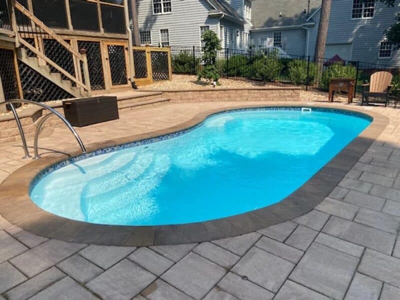 Backyard Renovation on a Budget | Latham Pool