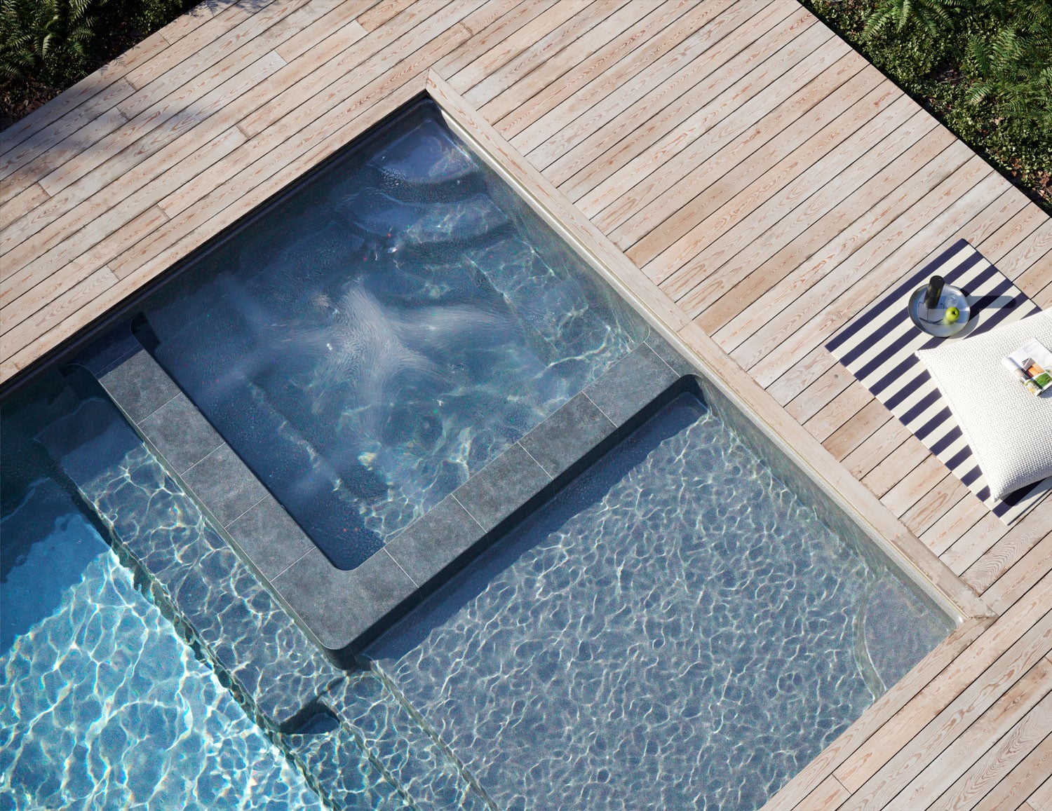 Astoria Fiberglass Pool Collection - Latham Pool