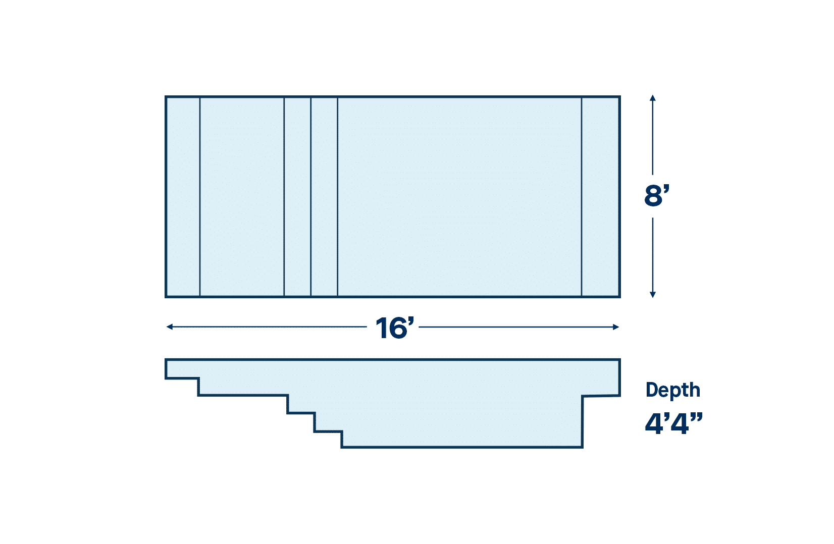 Vinyl Liner Plunge Pool Collection - Latham Pool