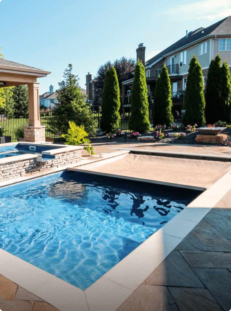 Automatic Retractable Safety Pool Covers | Latham Pools