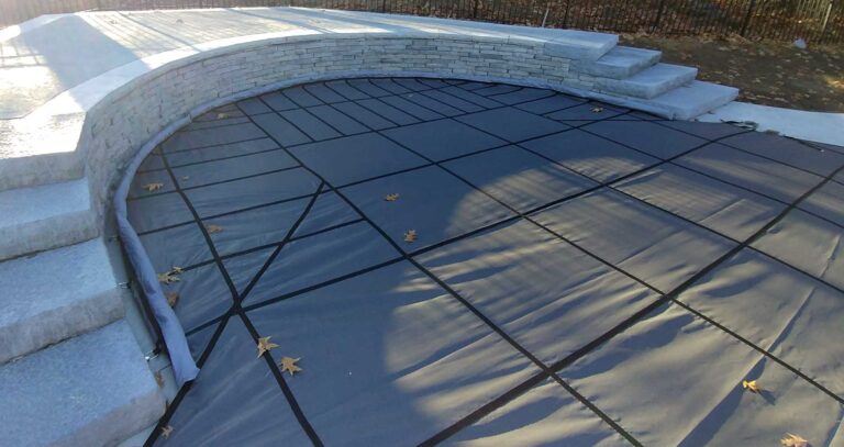 Solid & Mesh Winter Safety Covers - Latham Pool