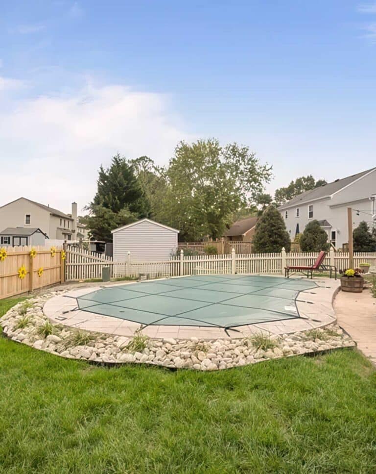 Solid & Mesh Winter Safety Covers - Latham Pool