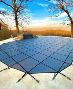 Solid & Mesh Winter Safety Covers - Latham Pool