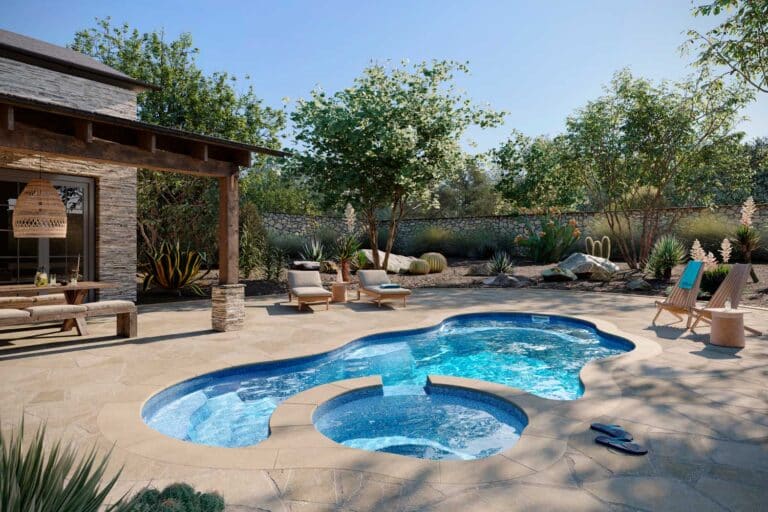 Bermuda 12' x 26' Deluxe Model Pool | Latham Pool