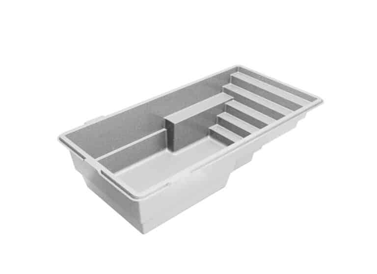 Milan 10.20 Rectangular Fiberglass Plunge Pool | Latham Pool